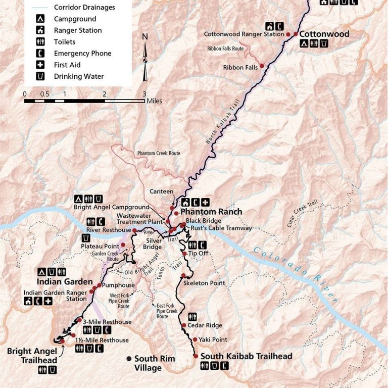 Hike the South Rim to Phantom Ranch in Grand Canyon National Park ...